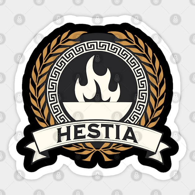 Hestia Ancient Greek Goddess Hestia Symbol - Hestia - Sticker | TeePublic